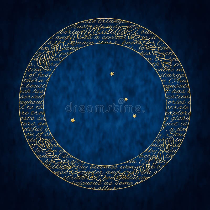 Triangulum Australe Star Constellation, Southern Triangle Constellation ...