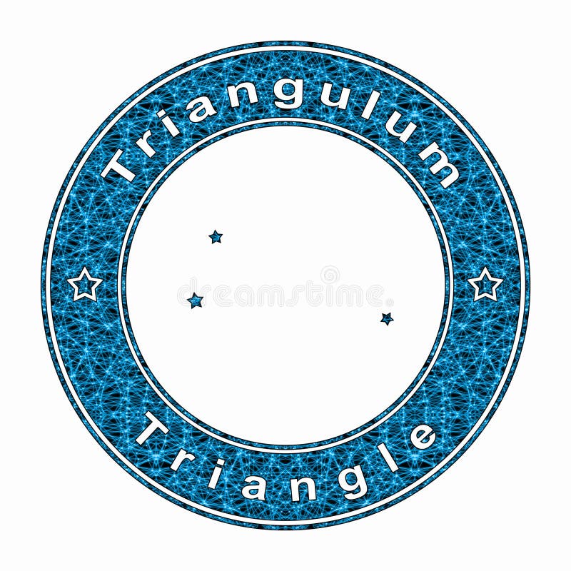 Triangulum Star Constellation,Triangle Constellation Stock Image ...