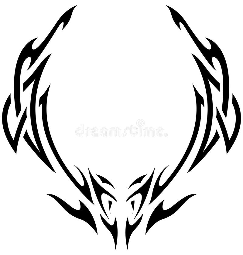 Tribal stock vector. Illustration of curves, customizable - 7419350