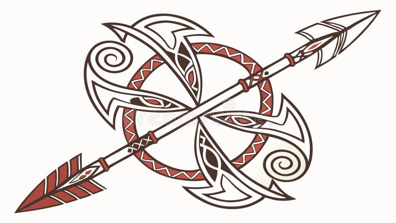 Tribal Arrow Circle Stock Illustrations – 1,987 Tribal Arrow Circle ...