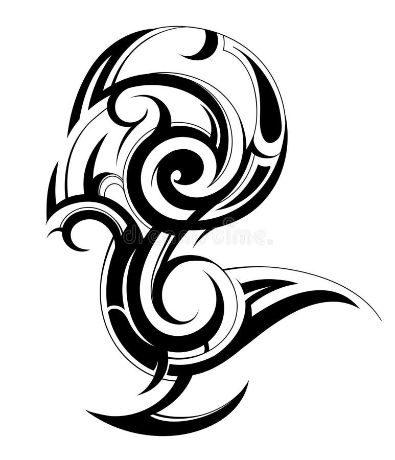 Tribal blue stock vector. Illustration of beauty, graphic - 9234235