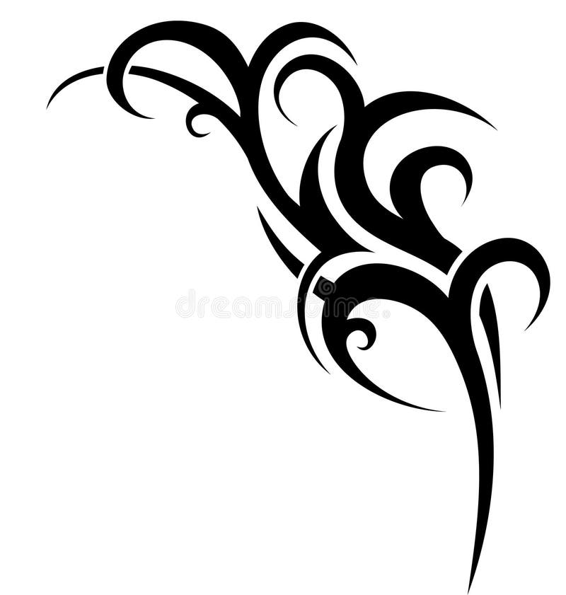 Tribal wave pattern stock vector. Illustration of artistic - 13439010