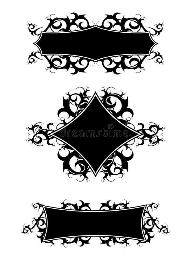 Tribal Banners stock vector. Illustration of decoration - 6255468
