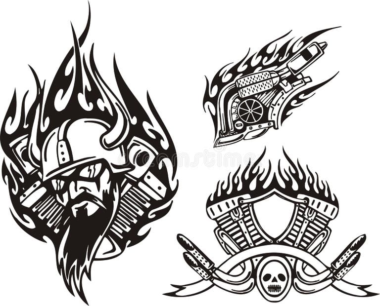 Tribal Tattoo Parts Stock Illustrations – 501 Tribal Tattoo Parts Stock ...