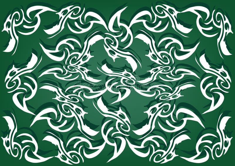 Coeur tribal de tatouage illustration de vecteur. Illustration du forme ...