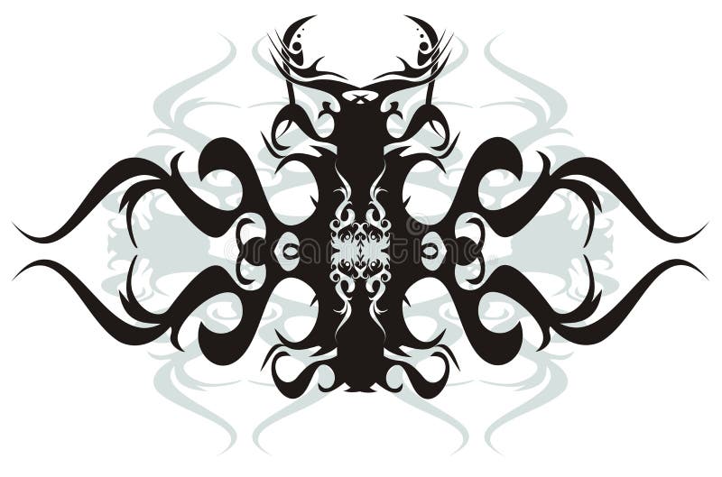 Maori tattoo design stock vector. Illustration of ornament - 141099549