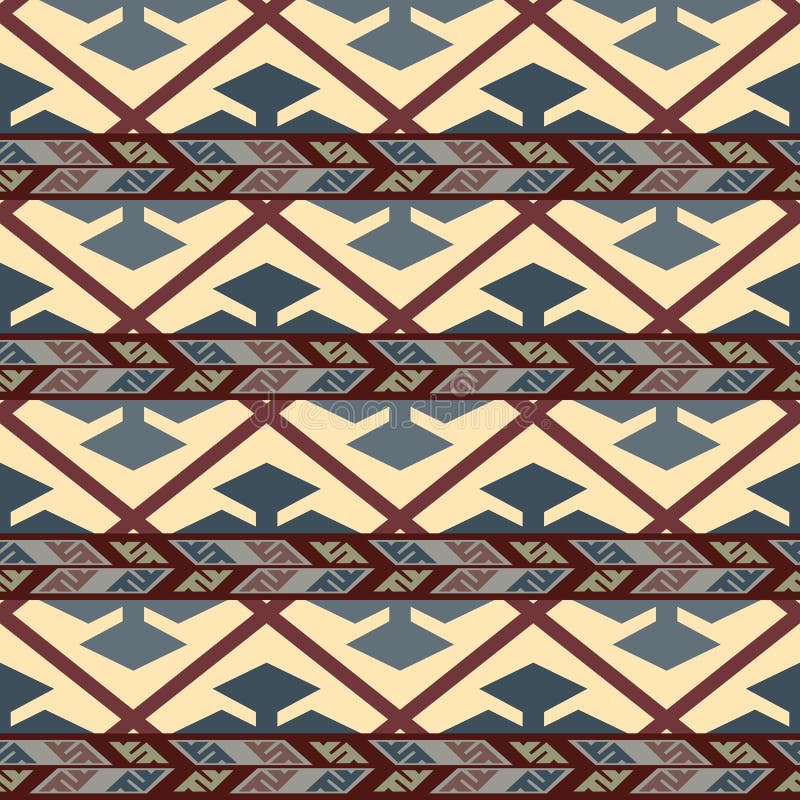 Tribal colored pattern 2 stock vector. Illustration of ethnic - 69569758