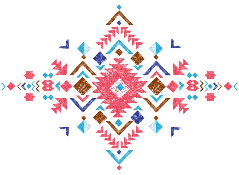 Colorful Tribal Design Elements Stock Vector - Illustration of element ...