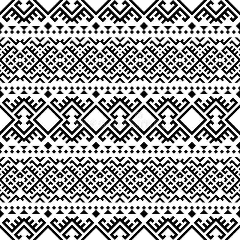 Tribal Ethnic Aztec Pattern Illustration Design Texture Background in ...