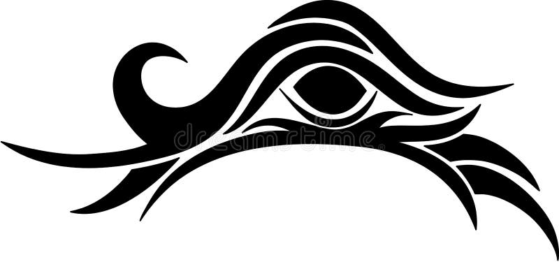 Tribal eye stock illustration. Illustration of black - 20809210