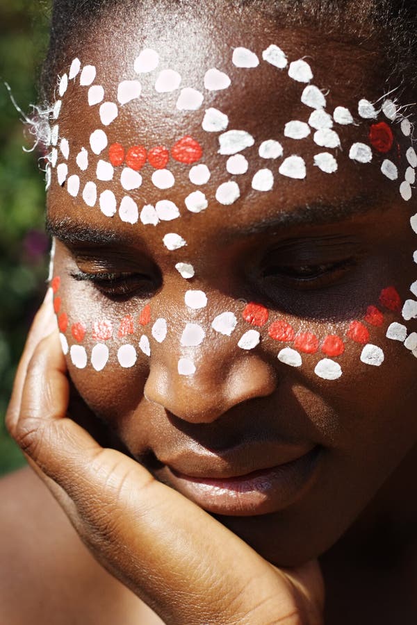 Tribal face stock image. Image of african, eyes, face - 3148355