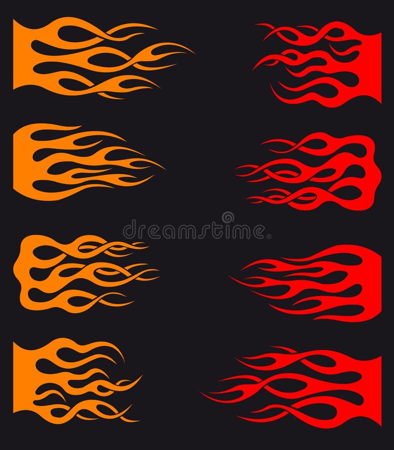 Free Tribal Flame Clipart