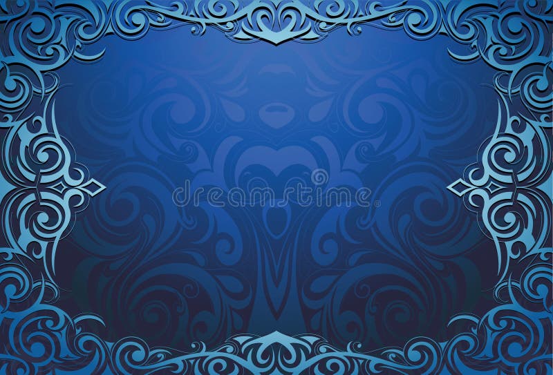 Tribal frame stock vector. Illustration of abstract, vector - 9634981