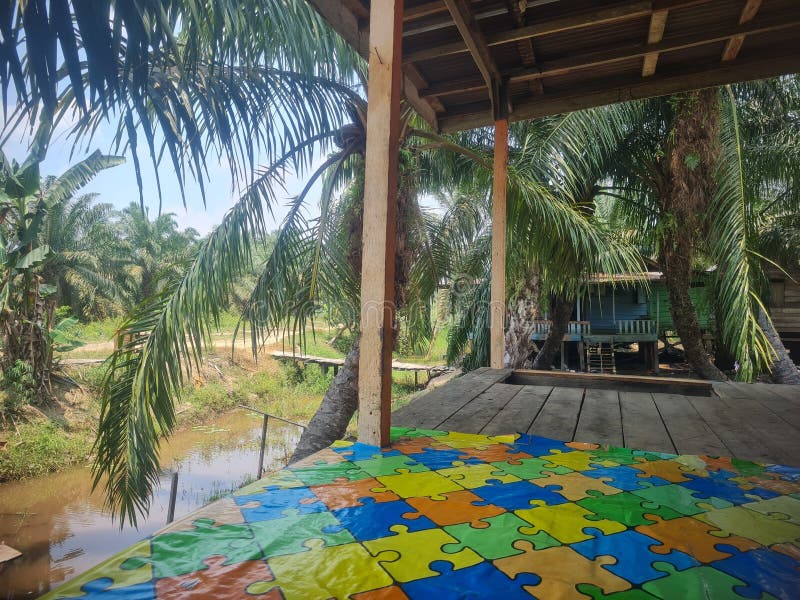 Tribal House Sumatera Selatan Indonesia Stock Photo - Image of sumatera ...