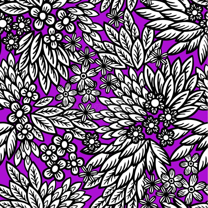 Tribal leaf floral stock vector. Illustration of fashion - 12846261