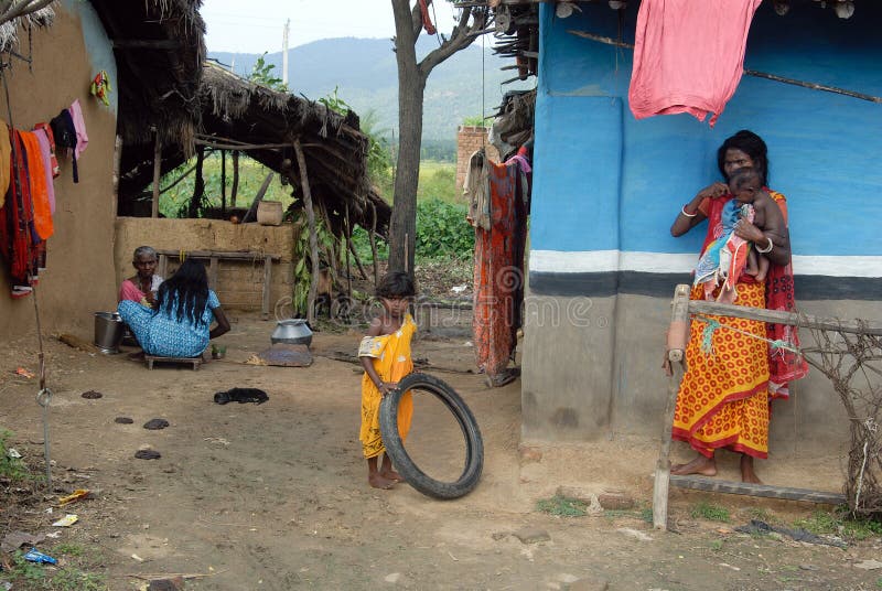 Tribal Life editorial stock image. Image of remote, artistic - 24419289