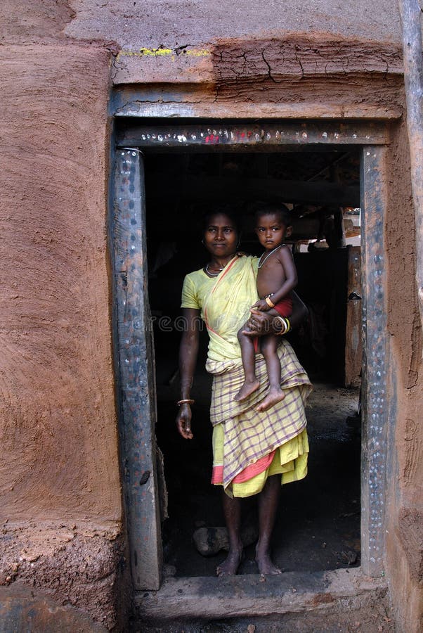 Tribal Life in India editorial photo. Image of rural - 23848941