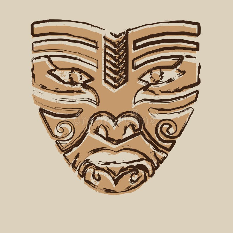 Tonal Tribal Mask Stock Illustrations – 1 Tonal Tribal Mask Stock ...