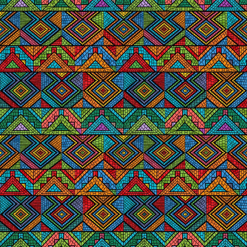 African mosaic stock vector. Illustration of mosaic, culture - 21703178