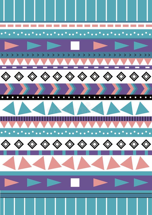 Tribal Native Shape Patterns Stock Vector - Illustration of lines ...