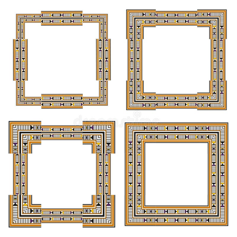Decorative Vector Ethnic Borders Stock Illustrations – 5,940 Decorative ...