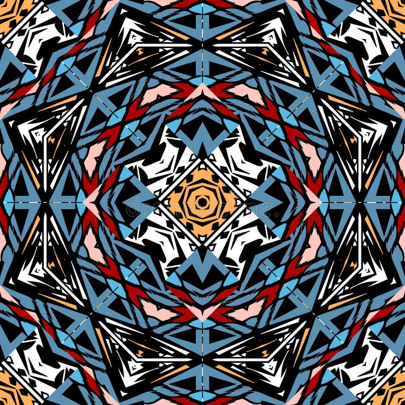 Colorful Tribe Pattern Design Tribe Pattern Design Tribal Ethnic