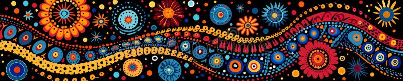 Australian Aboriginal Tribal Pattern Stock Image - Image of national ...