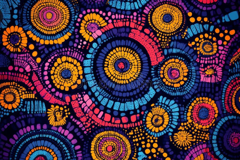 Tribal Pattern of Australian Aboriginal Stock Photo - Image of tribe ...