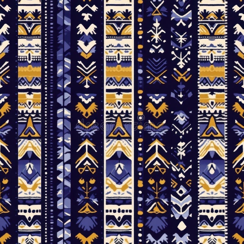 Tribal Patterns: Intricate Native American Inspired Design Stock Photo ...