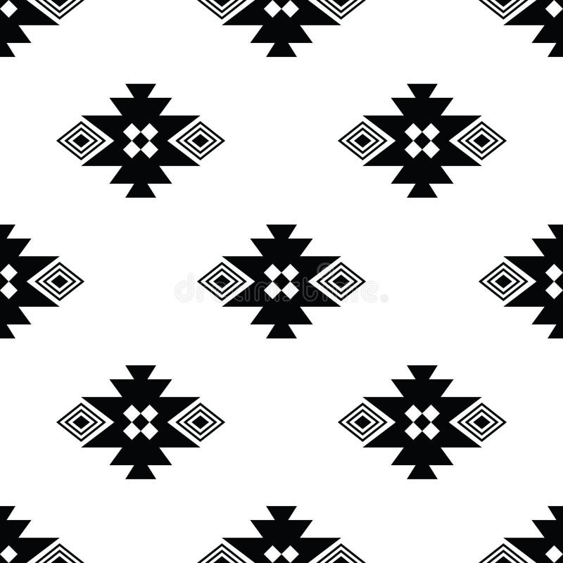 Native American Tribal Decoration Vector Illustration. Seamless Ethnic ...
