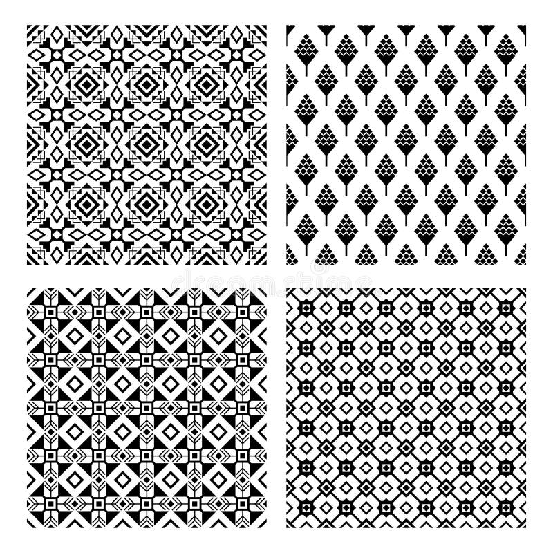 How To Draw Aztec Pattern Step By Step
