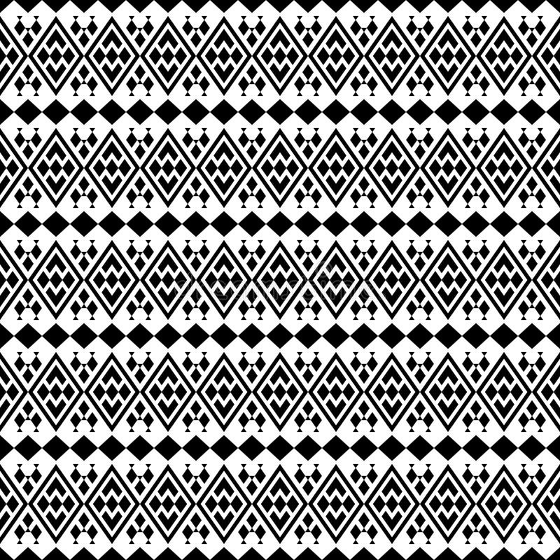 Tribal Seamless Ethnic Pattern Stock Vector - Illustration of bohemian ...