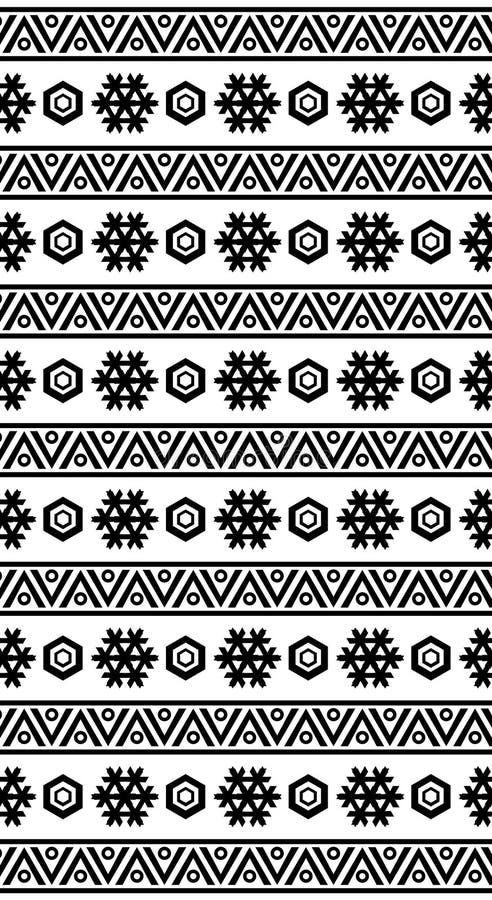 Aztec Borders Black White Stock Illustrations – 284 Aztec Borders Black ...