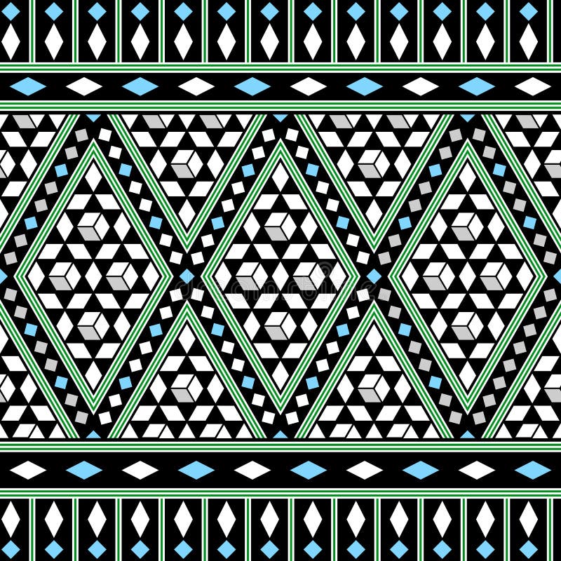 Tribal Seamless Pattern. Ethnic Vector Background Stock Vector ...