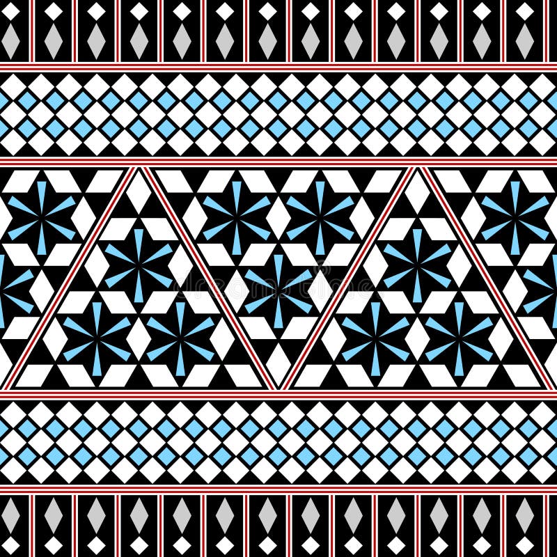 Tribal Seamless Pattern. Ethnic Vector Background Stock Vector ...
