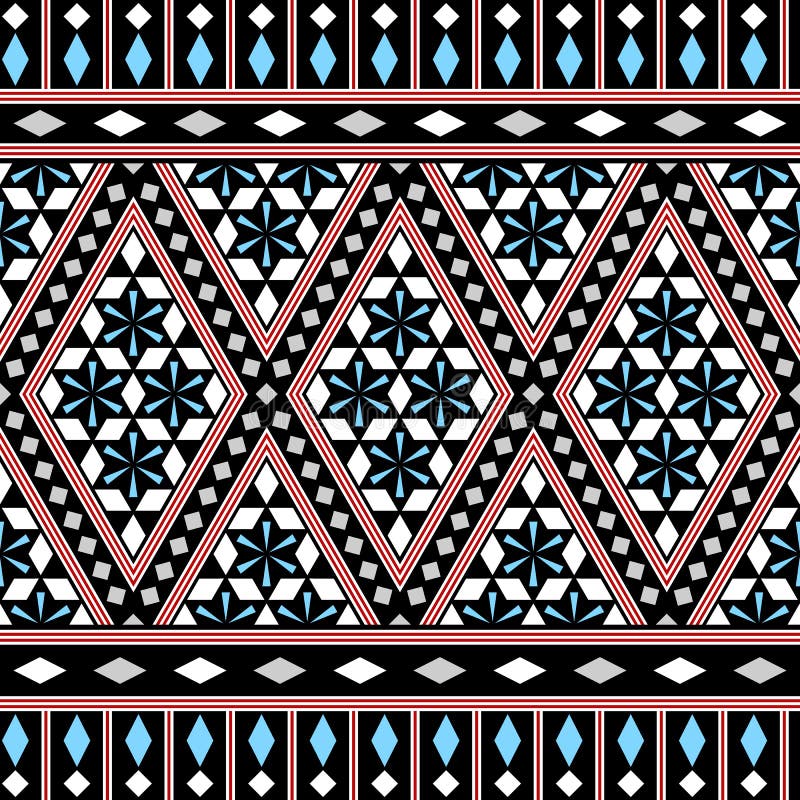 Tribal Seamless Pattern. Ethnic Vector Background Stock Vector ...