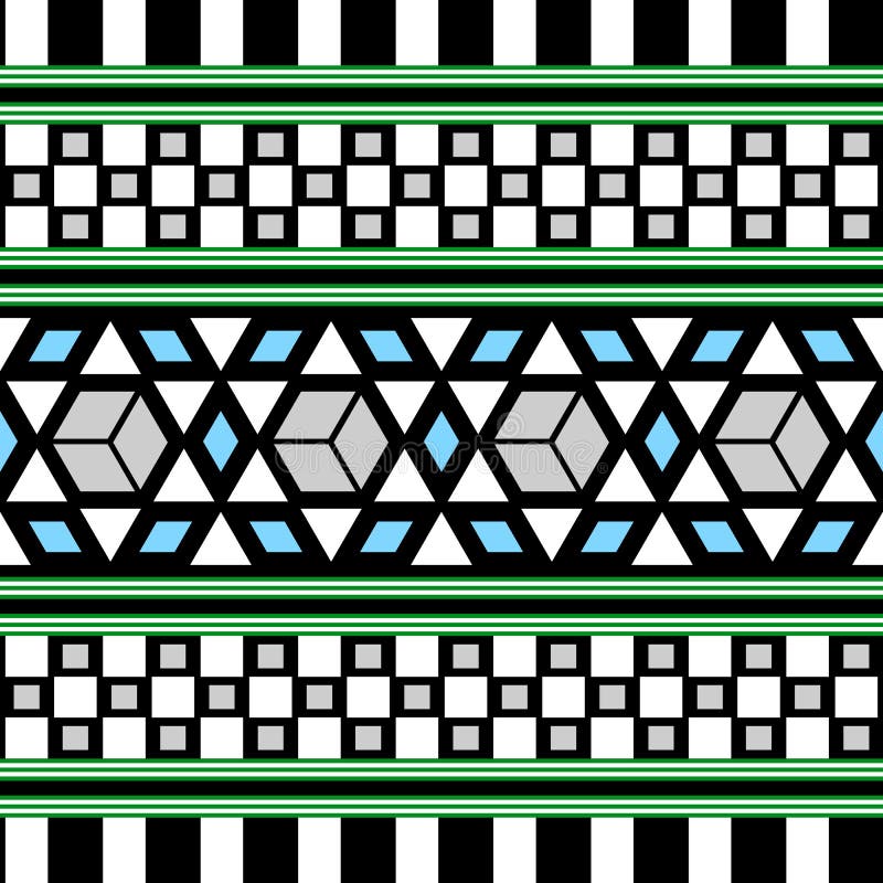 Tribal Seamless Pattern. Ethnic Vector Background Stock Vector ...