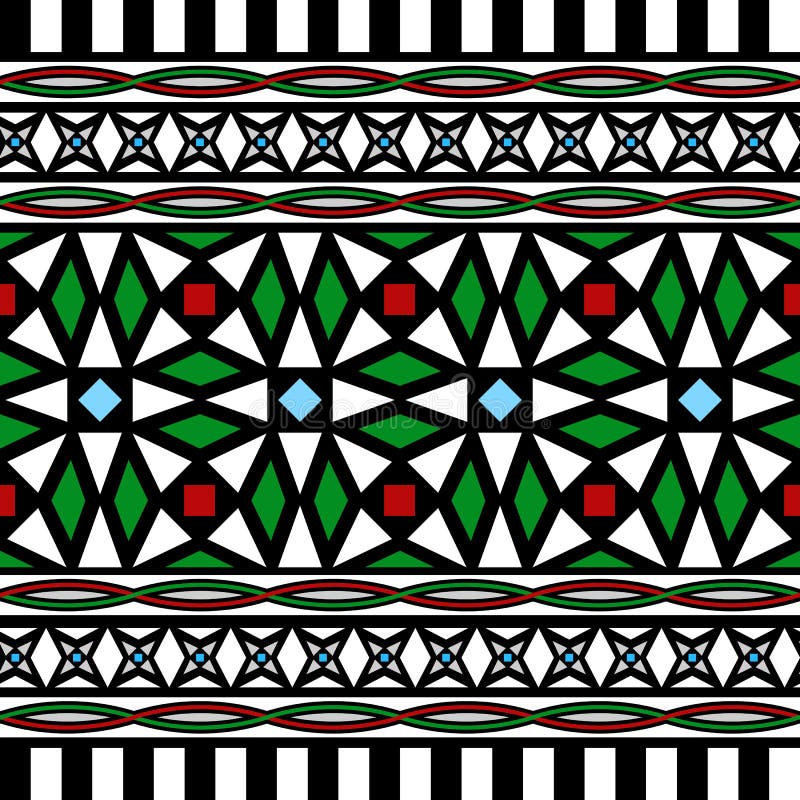 Tribal Seamless Pattern. Ethnic Vector Background Stock Vector ...