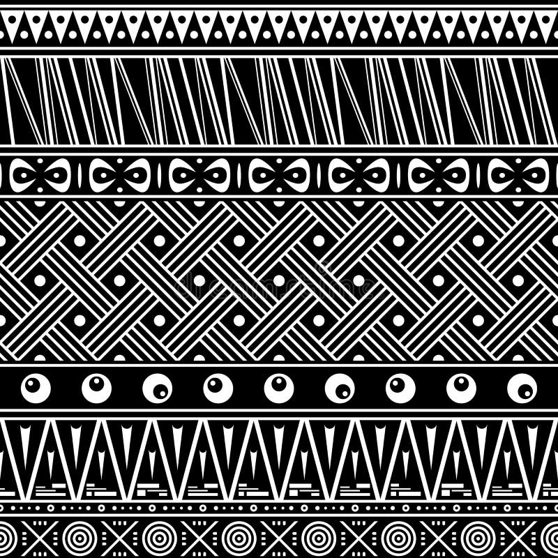 Tribal Seamless Pattern. Ethnic Vector Background Stock Vector ...