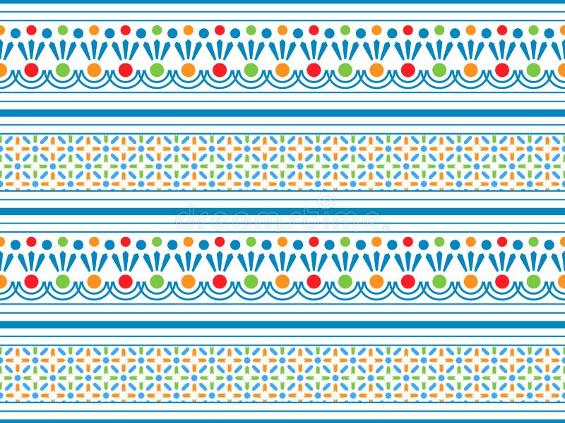 Tribal Seamless Pattern. Ethnic Vector Background Stock Vector ...