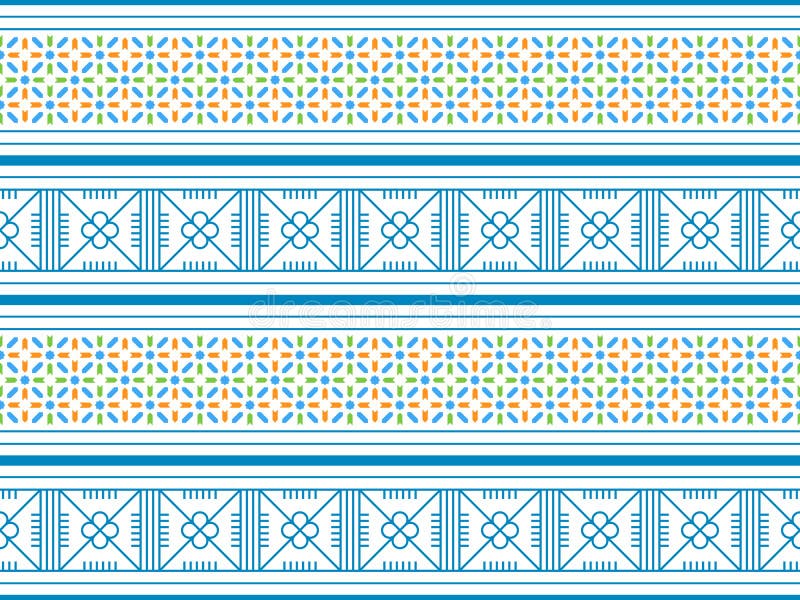 Tribal Seamless Pattern. Ethnic Vector Background Stock Vector ...