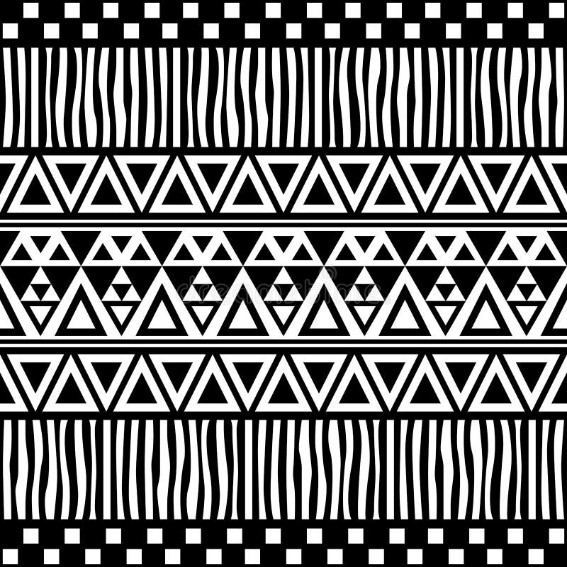 Tribal Seamless Pattern. Ethnic Vector Background Stock Vector ...