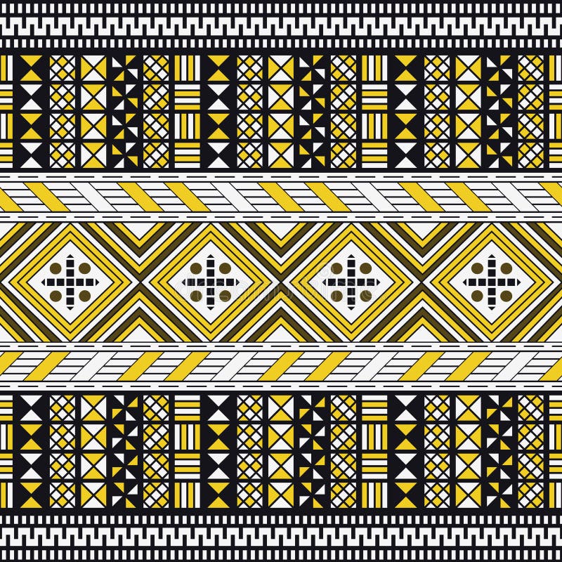 Tribal Seamless Pattern. Ethnic Vector Background Stock Vector ...