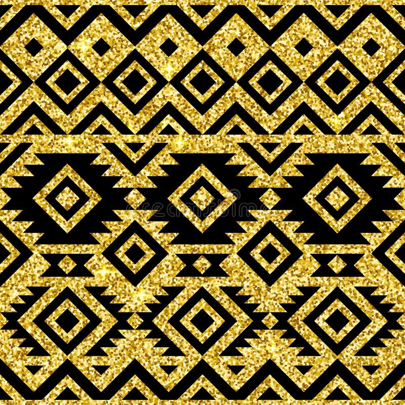 Tribal seamless pattern stock vector. Illustration of native - 68428020