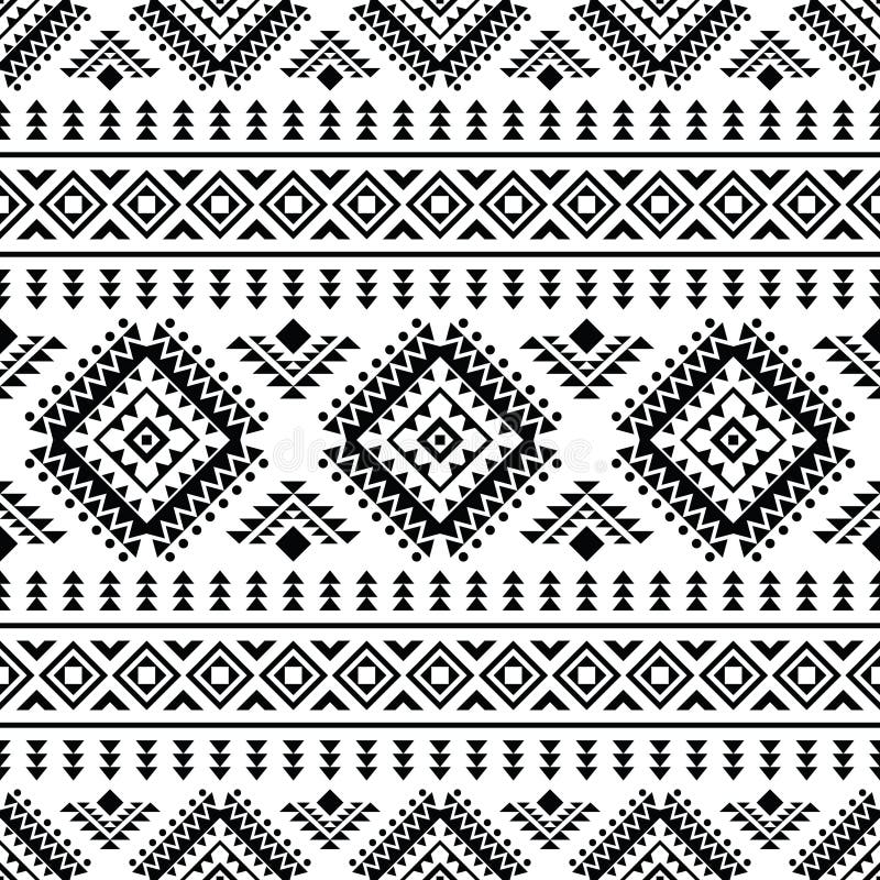 Tribal Seamless Pattern. Vector Illustration in Native Style Stock ...