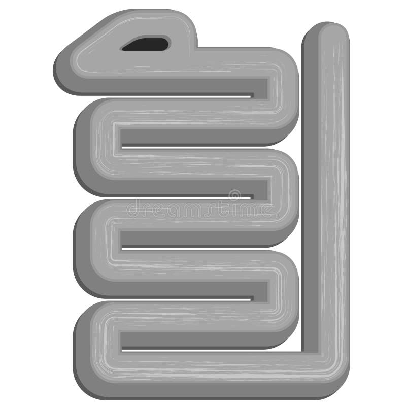 Aboriginal Snake stock vector. Illustration of color, copy - 3567270