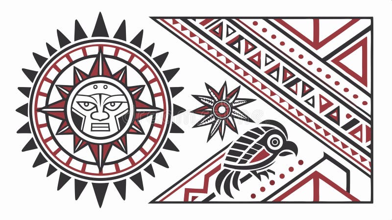 Tribal Sun Design, Ethnic Symbol, Cultural Pattern, and Indigenous Art ...