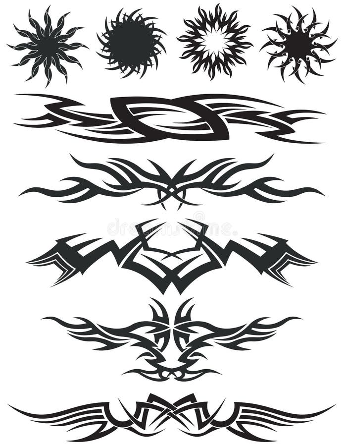 Tribal Wolf stock illustration. Illustration of artwork - 33652467