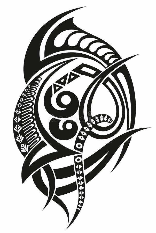 Tribal Tattoo Design Element for Your Design Stock Vector ...