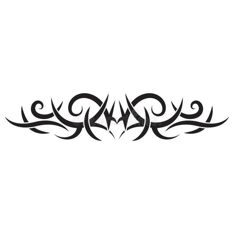 Tribal Tattoo Design. Vector Illustration Decorative Design Stock ...